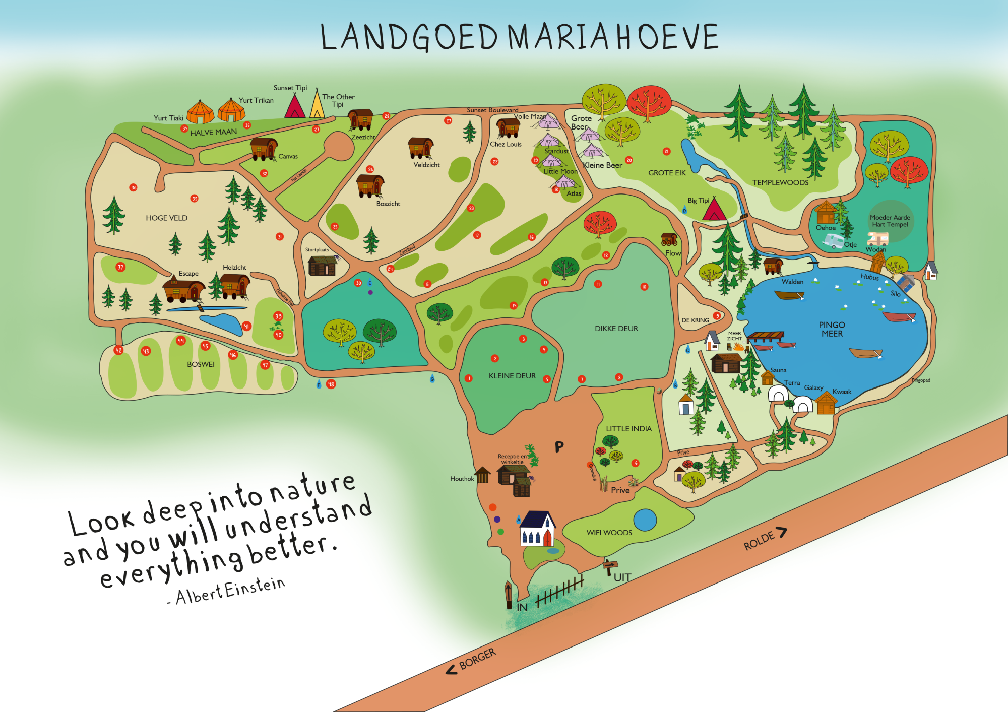 Plattegrond Landgoed Mariahoeve – Landgoed Mariahoeve